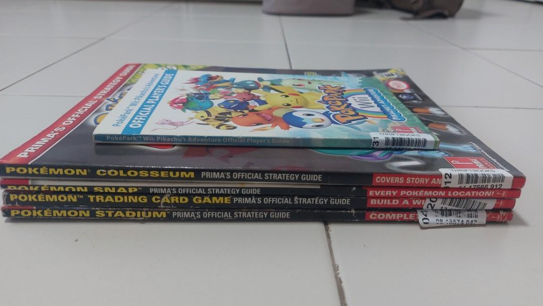 Set of 4 Pokemon Game Guidebooks, Hobbies & Toys, Books & Magazines ...