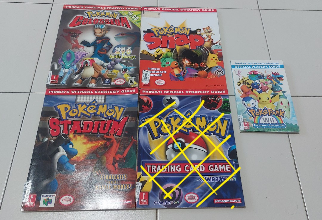 Set of 4 Pokemon Game Guidebooks, Hobbies & Toys, Books & Magazines ...