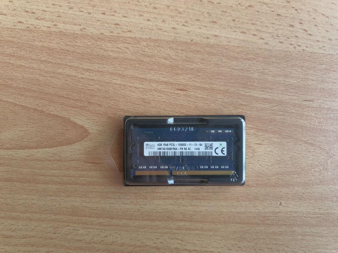 SK hynix Korea 4GB DDR3 Memory RAM For Notebook, Computers & Tech ...