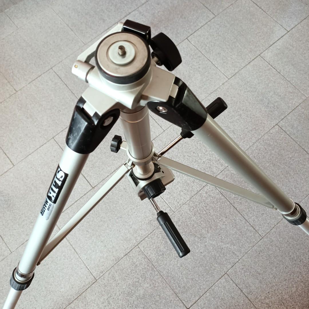 SLIK GRAND MASTER TALL VINTAGE TRIPOD PHOTOGRAPHY VIDEOGRAPHY BIG ...