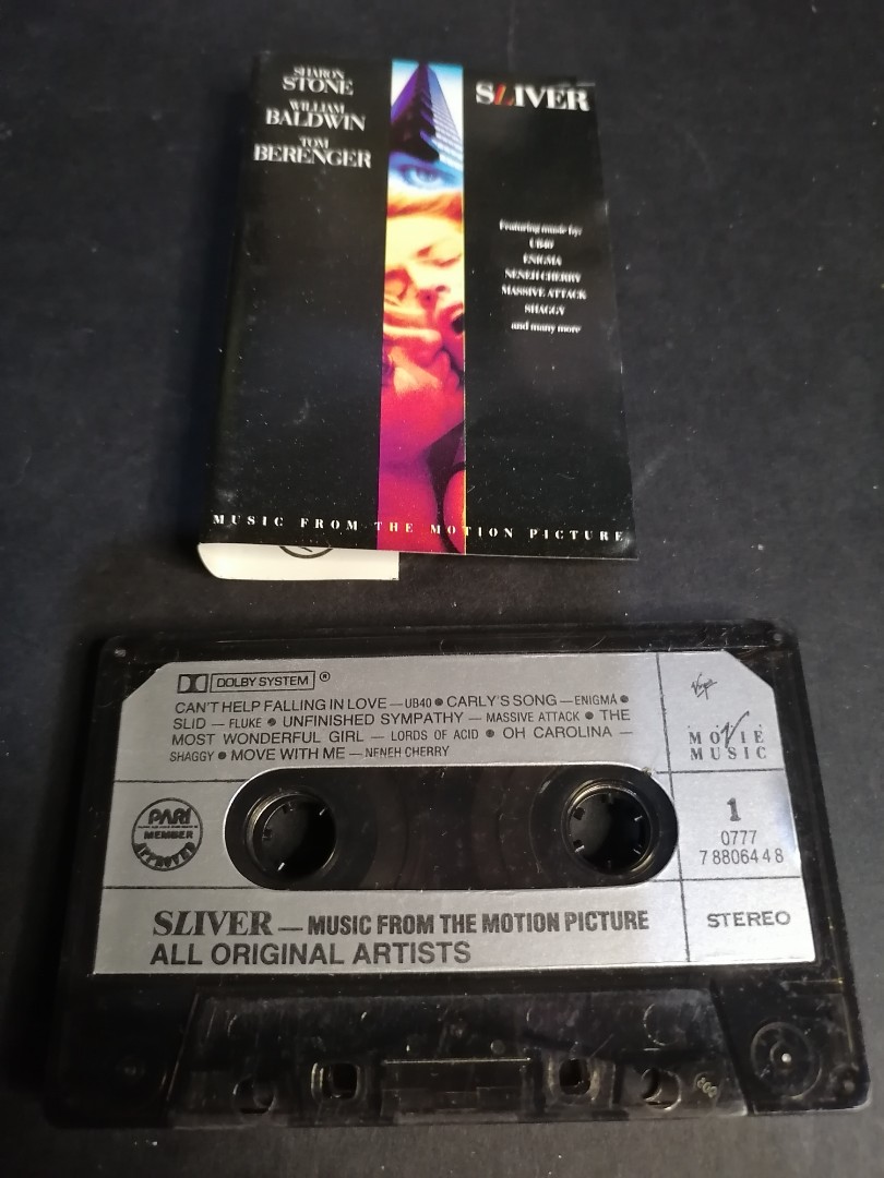 Sliver Original Motion Picture Soundtrack Movie Original Cassette Tapes ...