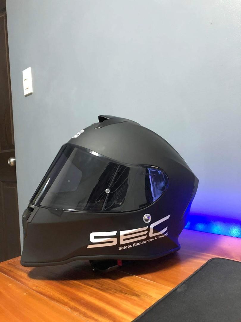 SPORTGRADE SEC MATTE BLACK, Motorbikes, Motorbike Parts & Accessories ...