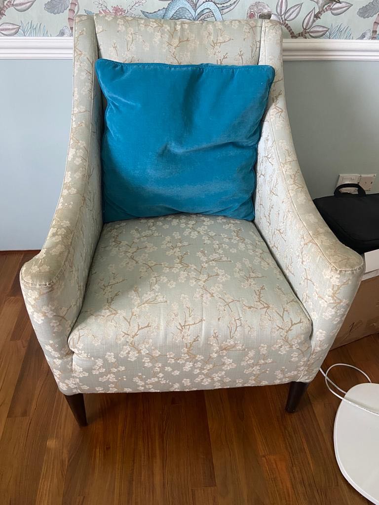 Taylor B armchair, Furniture & Home Living, Furniture, Chairs on Carousell