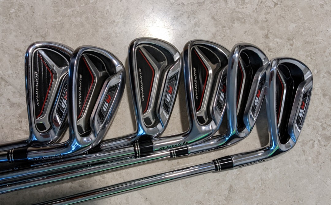 Taylormade R9 supermax iron set, Sports Equipment, Sports & Games, Golf ...