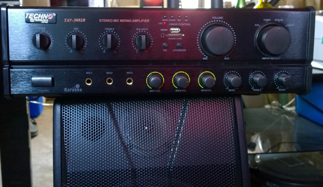 Techno Tamashi Stereo Mic Mixing Amplifier, Audio, Soundbars, Speakers ...