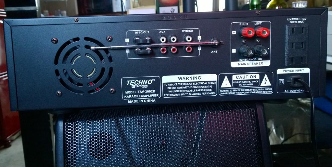 Techno Tamashi Stereo Mic Mixing Amplifier, Audio, Soundbars, Speakers ...