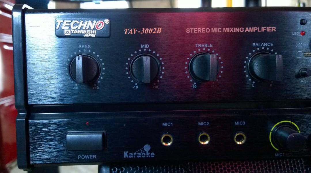 Techno Tamashi Stereo Mic Mixing Amplifier, Audio, Soundbars, Speakers ...