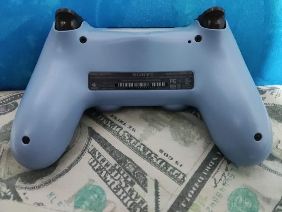 Titanium Blue DualShock 4 V2 controller, Video Gaming, Video Games ...