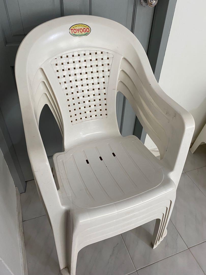 Toyogo plastic arm chairs, Furniture & Home Living, Furniture, Chairs ...