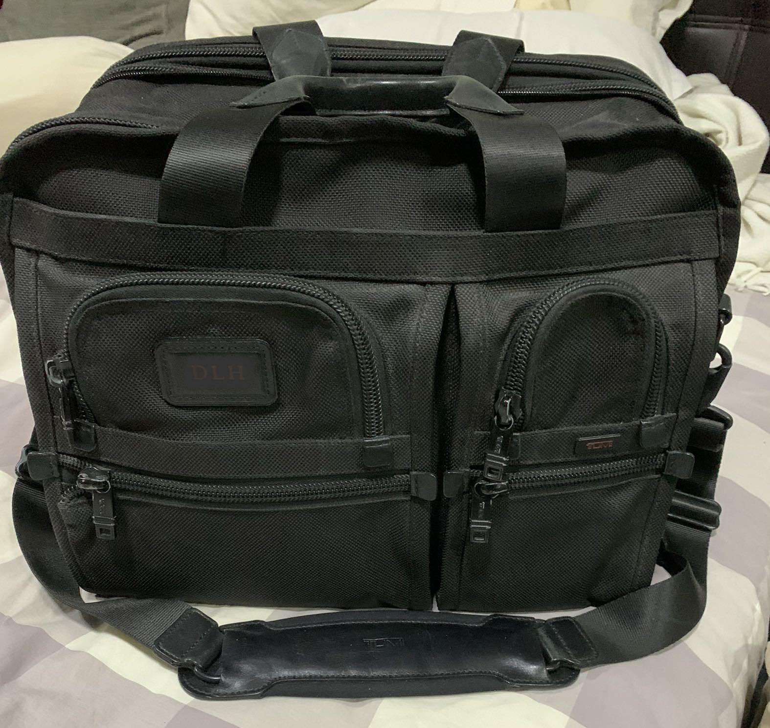 Tumi Alpha T-Pass Expandable Laptop Briefcase Organizer with Computer ...