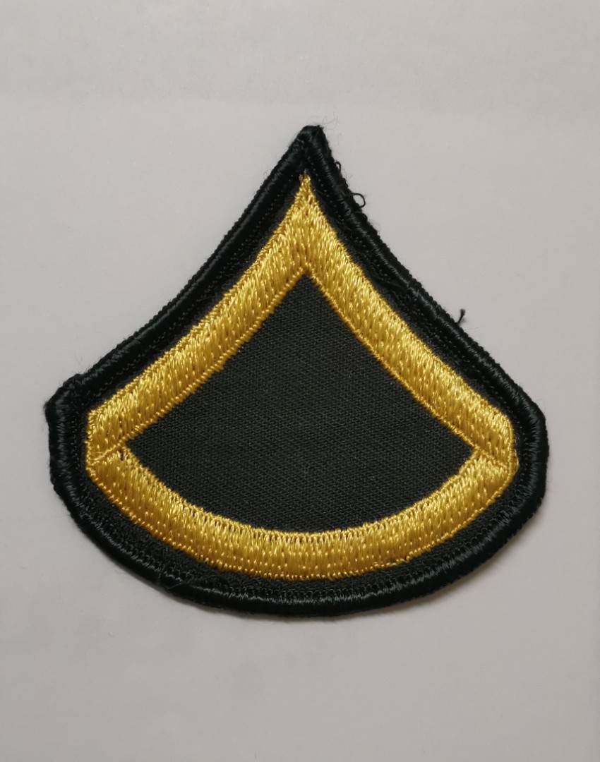 US Army Private First Class OR-3 rank insignia, Hobbies & Toys ...