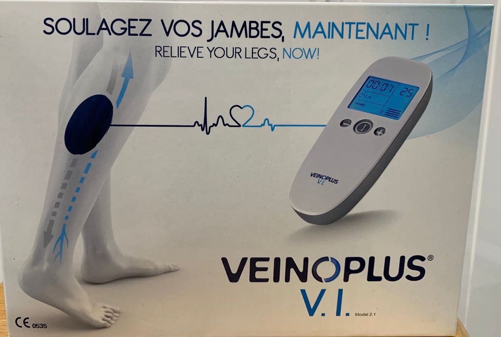 全新原裝正版Veinoplus V.I. 舒緩靜脈曲張儀器, 健康及營養食用品, 按摩紓緩用品 - Carousell