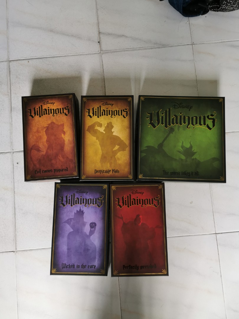 Villainous board game full set all sleeved, Hobbies & Toys, Toys ...