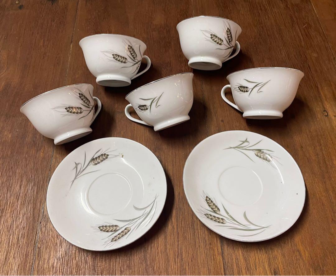 Vintage Cawan Bunga Padi, Hobbies & Toys, Collectibles & Memorabilia ...