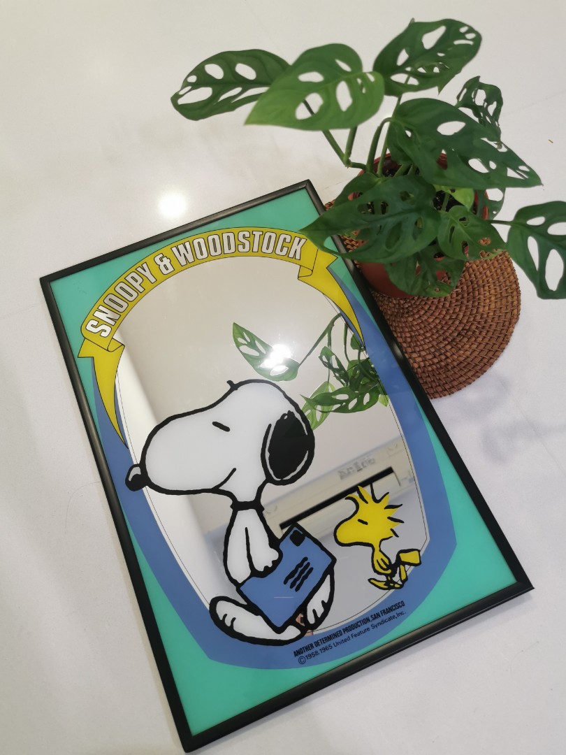 Vintage Snoopy Mirror brand new, Furniture & Home Living, Home Decor ...