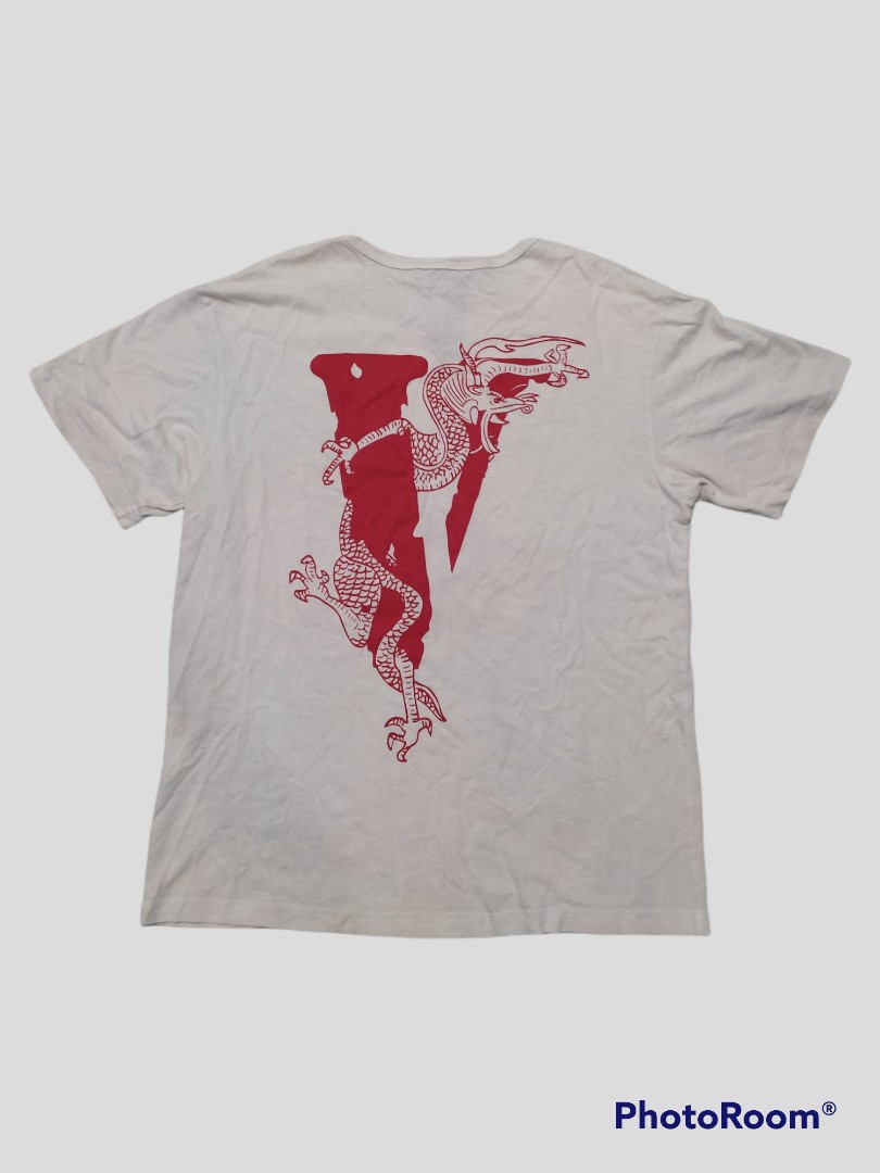 Vlone red dragon V, Men's Fashion, Tops & Sets, Tshirts & Polo Shirts ...