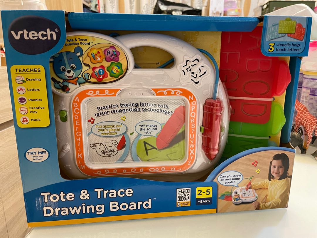 Vtech drawing board, 兒童＆孕婦用品, 嬰兒玩具 - Carousell