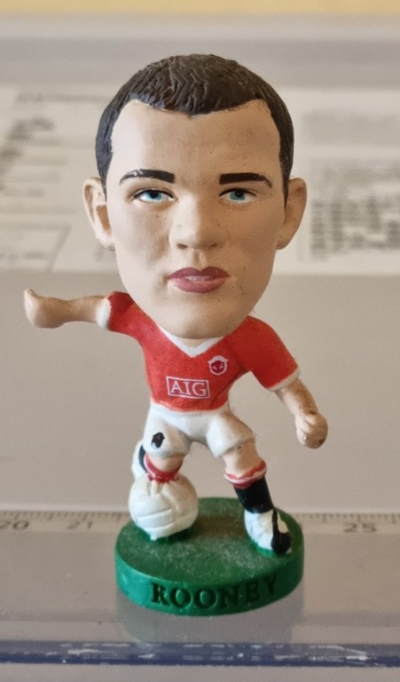 Wayne Rooney (Man Utd) Mini Figurine, Hobbies & Toys, Memorabilia ...