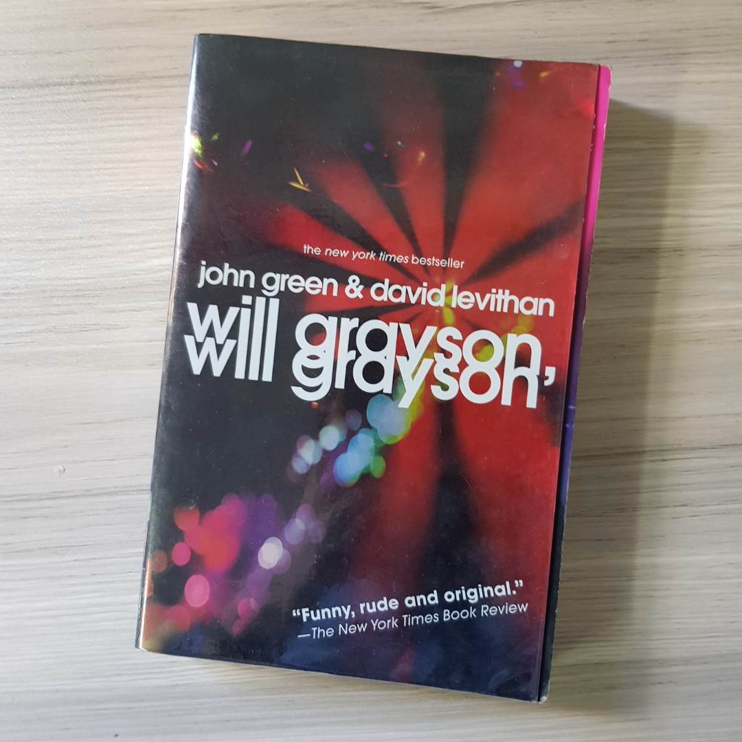 Will Grayson, Will Grayson (John Green & David Levithan), Hobbies ...