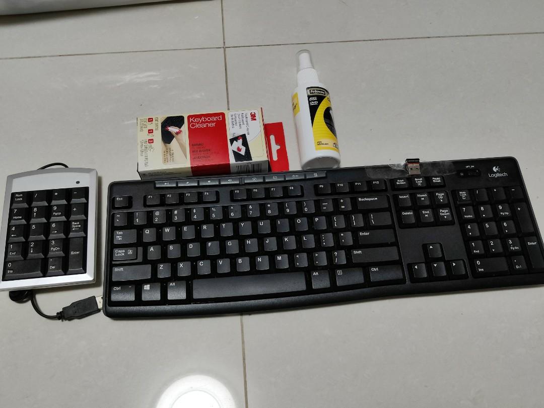 Wireless IP Camera ( free Bluetooth speaker) / Numbers pad USB keyboard ...