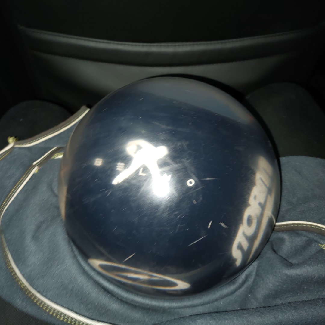 [WTT] 15 lbs Black Belmo Spare Bowling Ball, Sports Equipment, Sports ...
