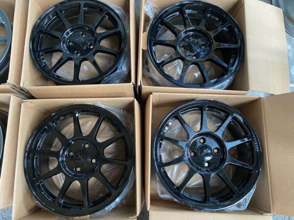 16” Rota R-Spec Yamaha Black Mags 4Holes pcd 100 Bnew, Car Parts ...