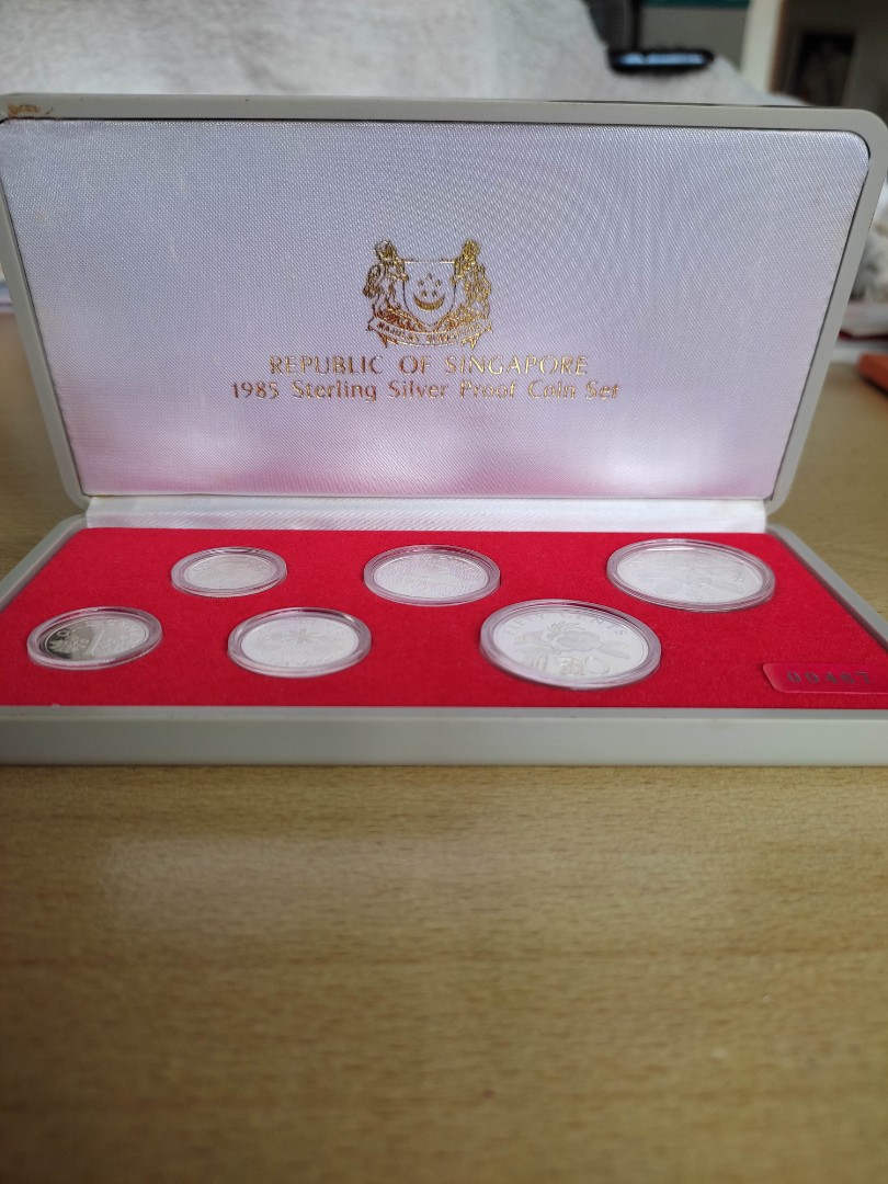 1985 Sterling Silver proof coin set, Hobbies & Toys, Memorabilia ...