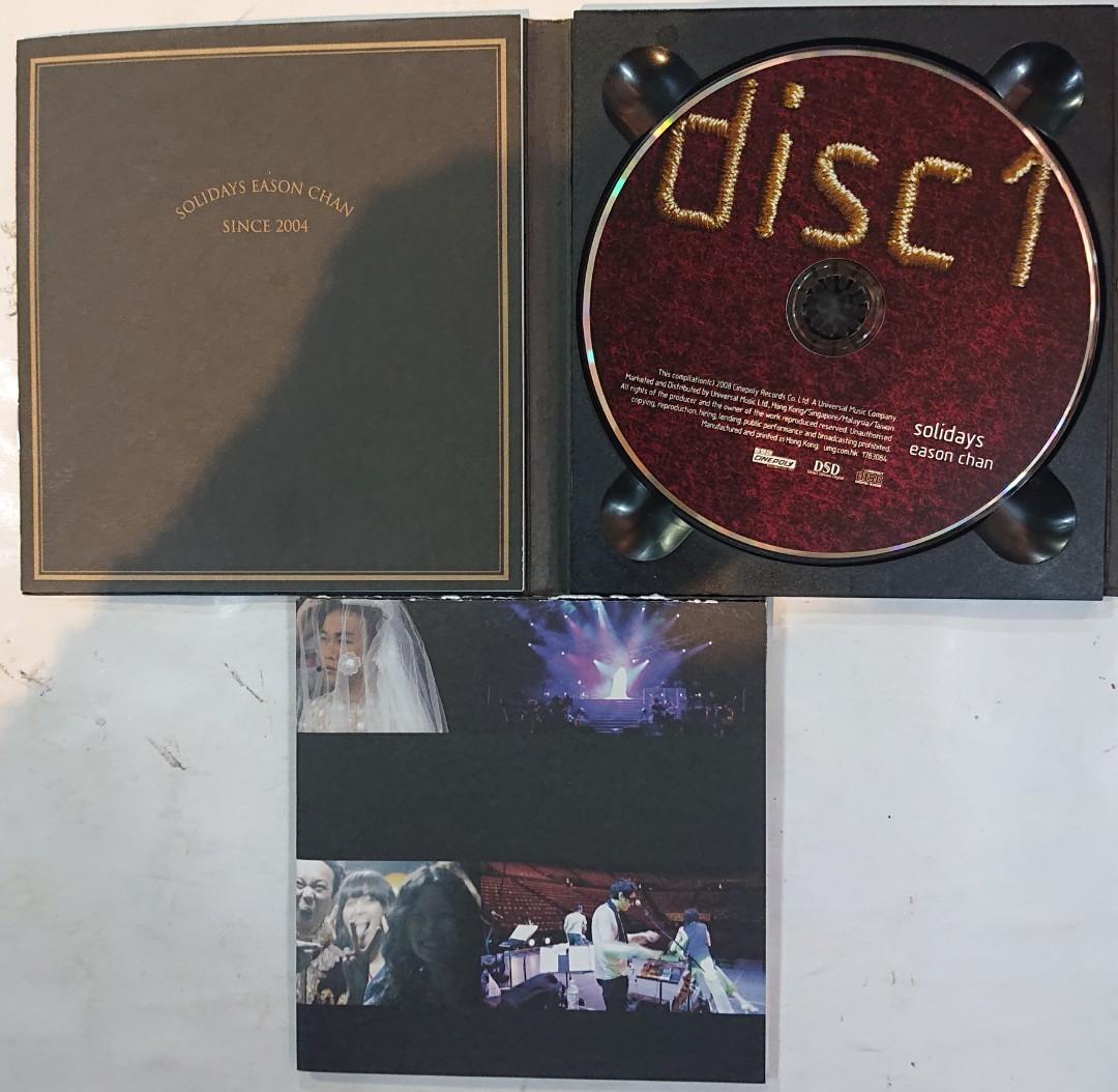 2cd+dvd 陳奕迅 solidays eason chan, 興趣及遊戲, 音樂、樂器 & 配件, 音樂與媒體 - CD 及 DVD - Carousell