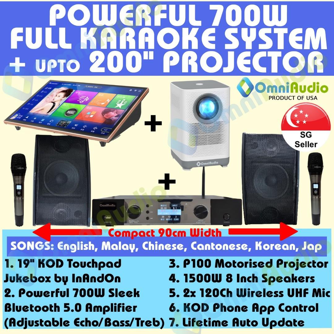 [400,000+ ORIGINAL SONGS + POWERFUL SOUND + BIG SCREEN] 700W FULL ...