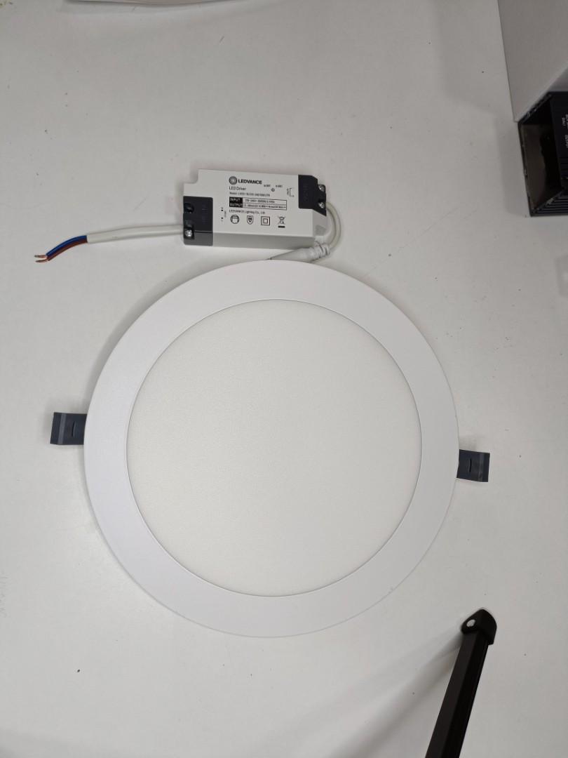 8" 18W Ledvance Round LED Eco Slim Downlight, Furniture & Home Living ...