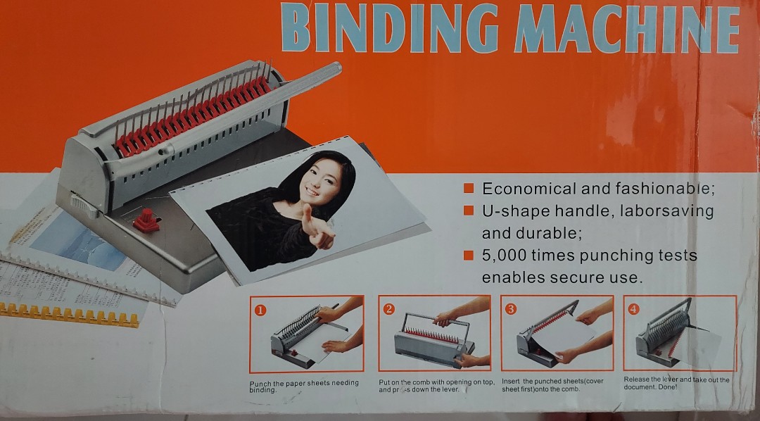 A4 Binding maching, Computers & Tech, Office & Business Technology on ...