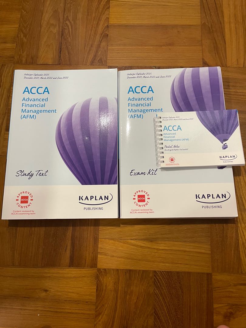 ACCA AFM Study Text, Exam Kits & Pocket Notes, Hobbies & Toys, Books ...