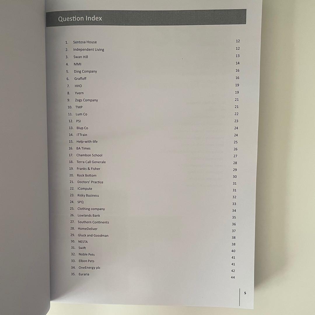 ACCA Strategic Business Leader SBL LSBF Revision Kit - Question Bank ...