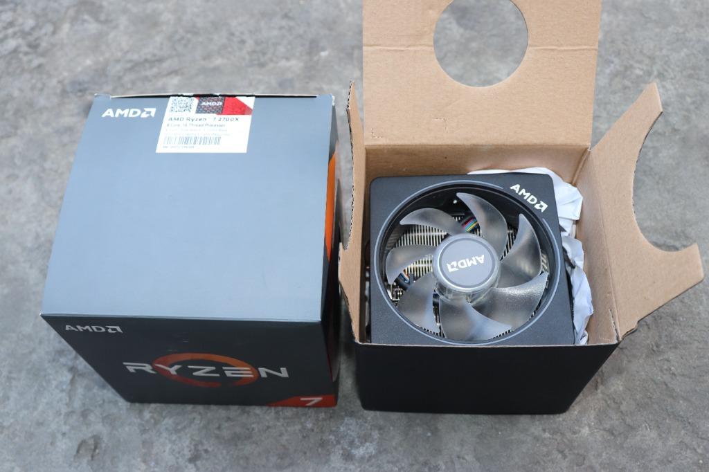 AMD Wraith Prism LED RGB Cooler Fan from Ryzen 7 2700X, Computers ...