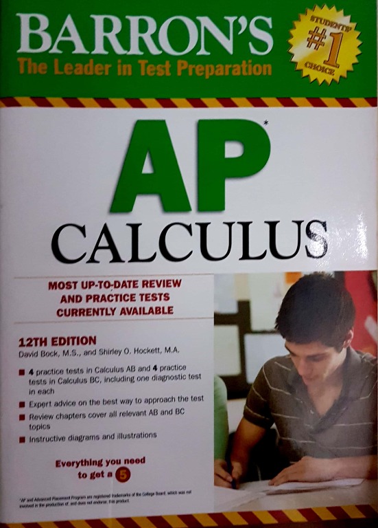 Barron's 12th Ed. AP Calculus, Hobbies & Toys, Books & Magazines ...
