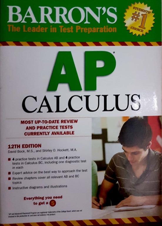 Barron's 12th Ed. AP Calculus, Hobbies & Toys, Books & Magazines ...