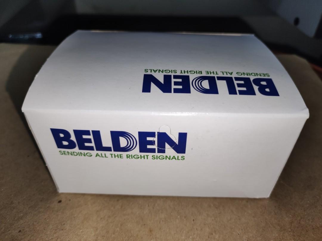 BELDEN Information Outlet Cat6 IO Black/White/Red keystone jack Modular ...