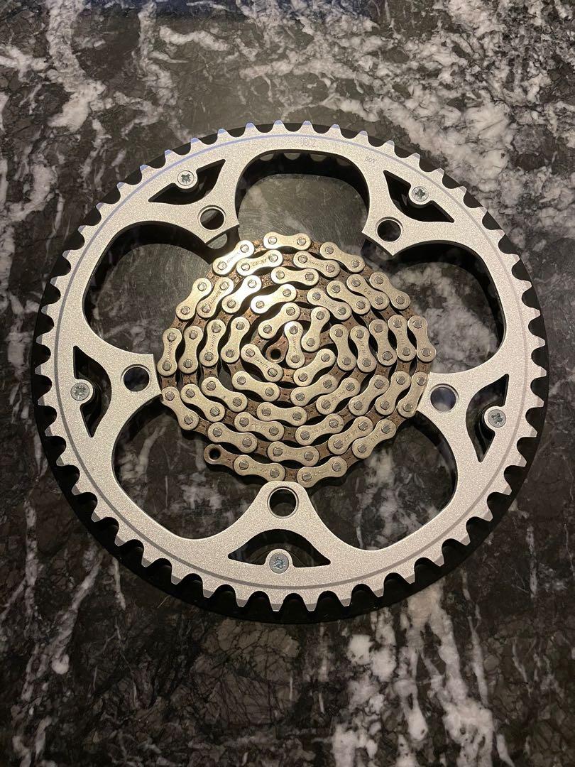 Brompton original chainring & chain set, Sports Equipment, Bicycles ...