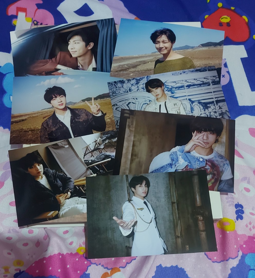 BTS Oneul Unreleased Live Photos/BTS Exhibition Book OT7 Photo Set ...