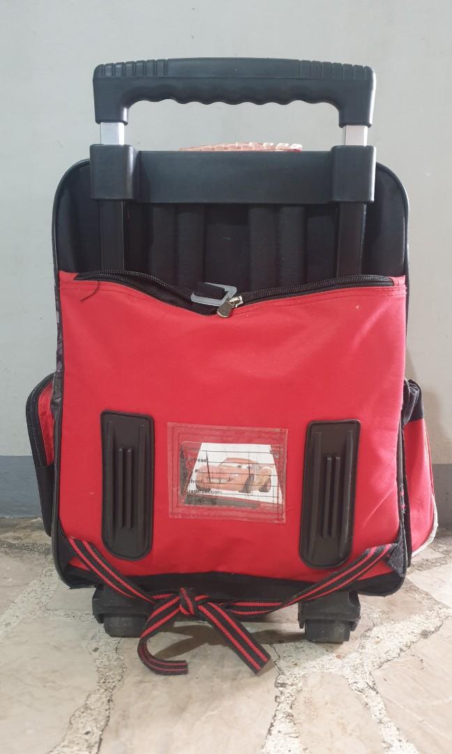 Cars trolley bag with lunch box, Hobbies & Toys, Stationary & Craft ...