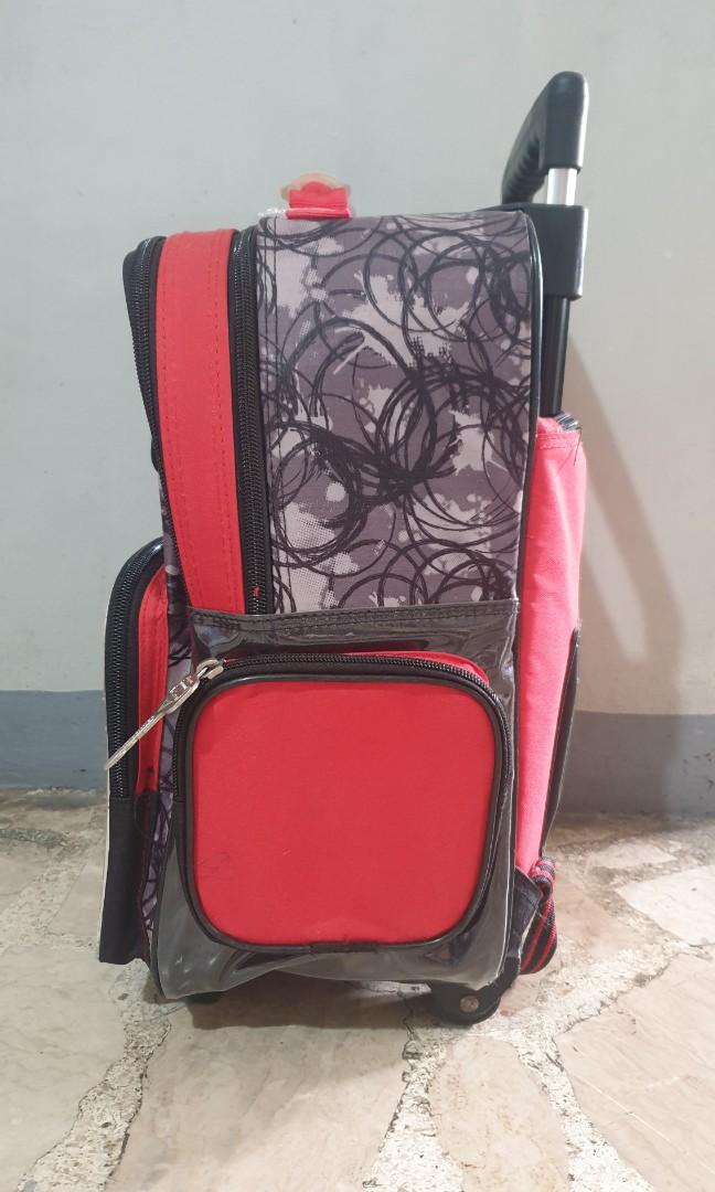 Cars trolley bag with lunch box, Hobbies & Toys, Stationary & Craft ...