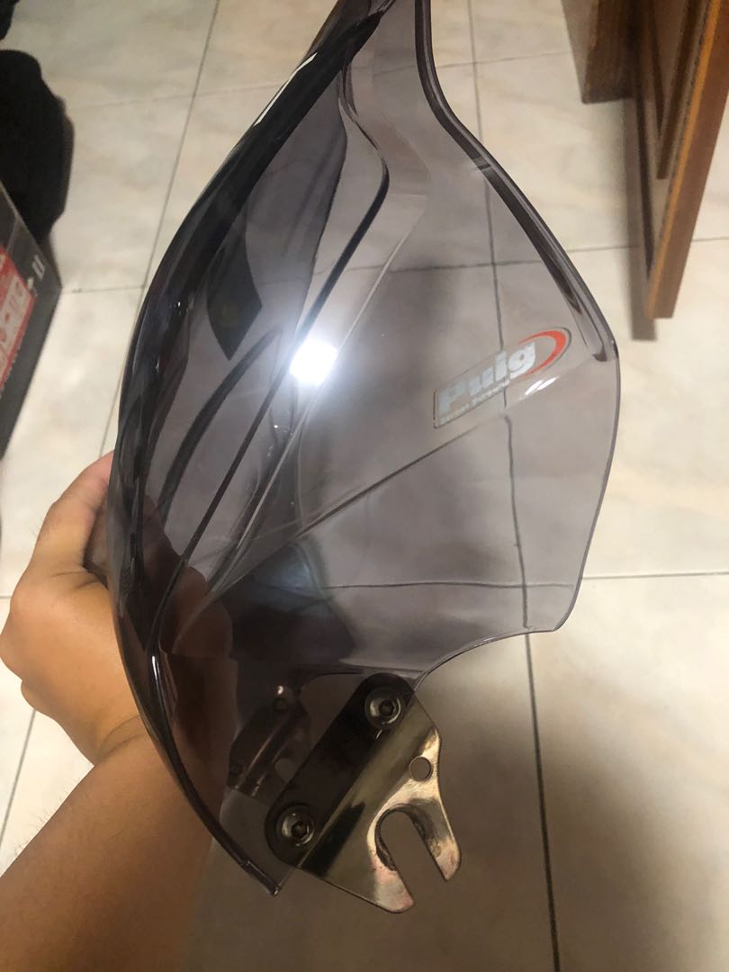 CB400 Puig Smoked Windshield Plus, Motorcycles, Motorcycle Accessories ...