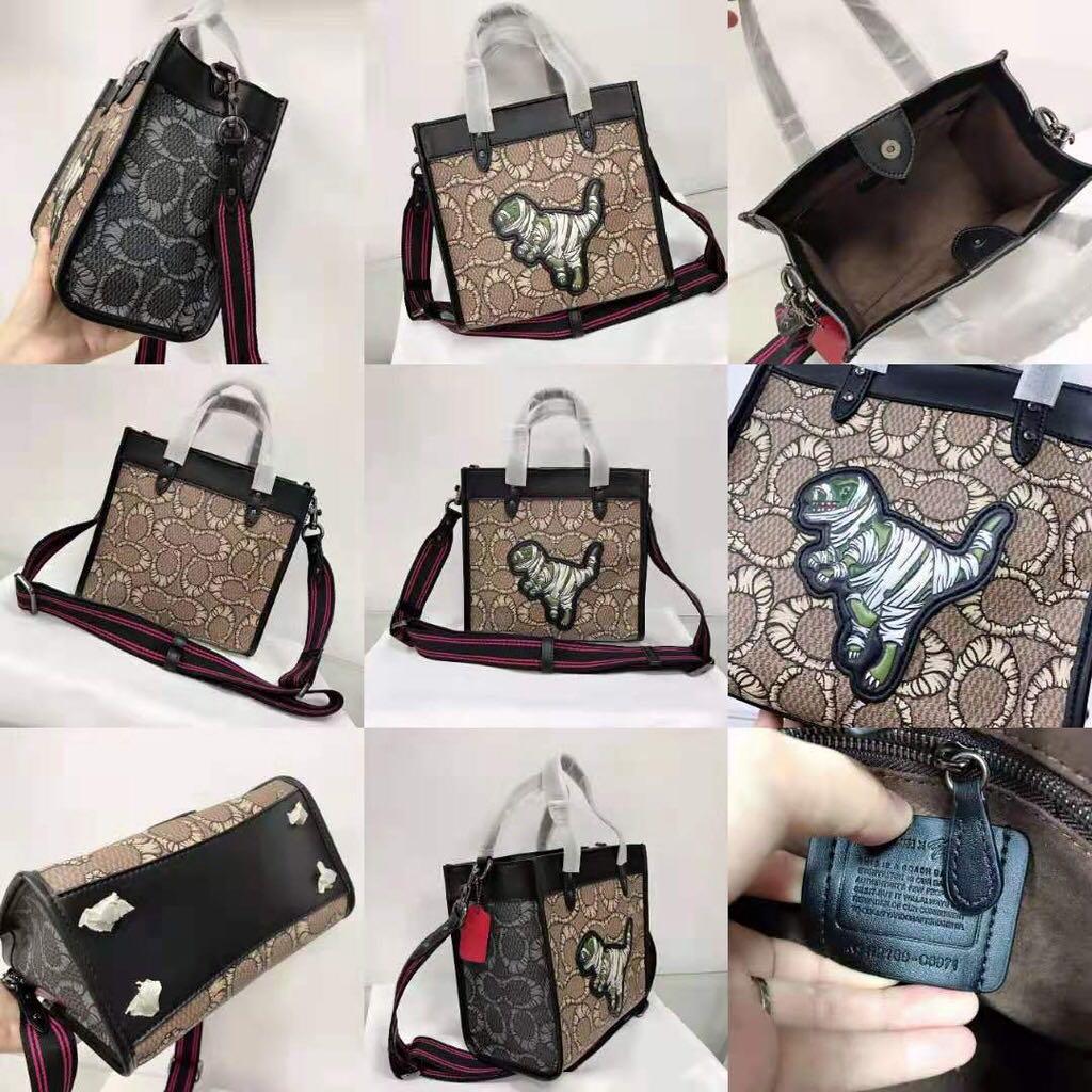 Coach Rexy Tote 22 Bag in Signature Canvas Leather, Luxury, Bags ...
