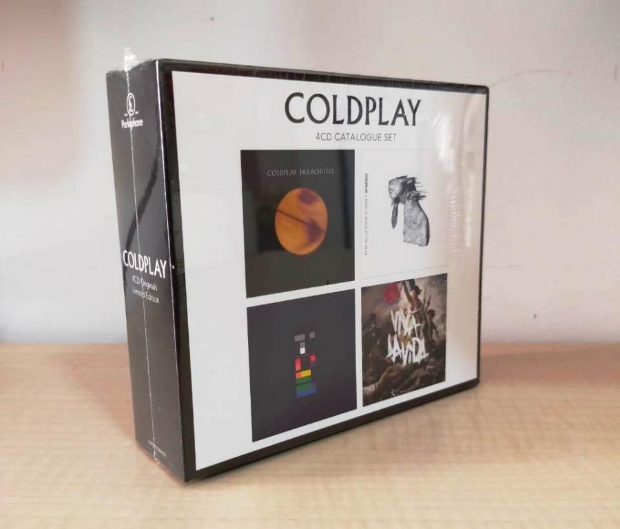 Coldplay 4CD Catalogue Set Imported CD EU Pressed Parachutes A Rush of ...