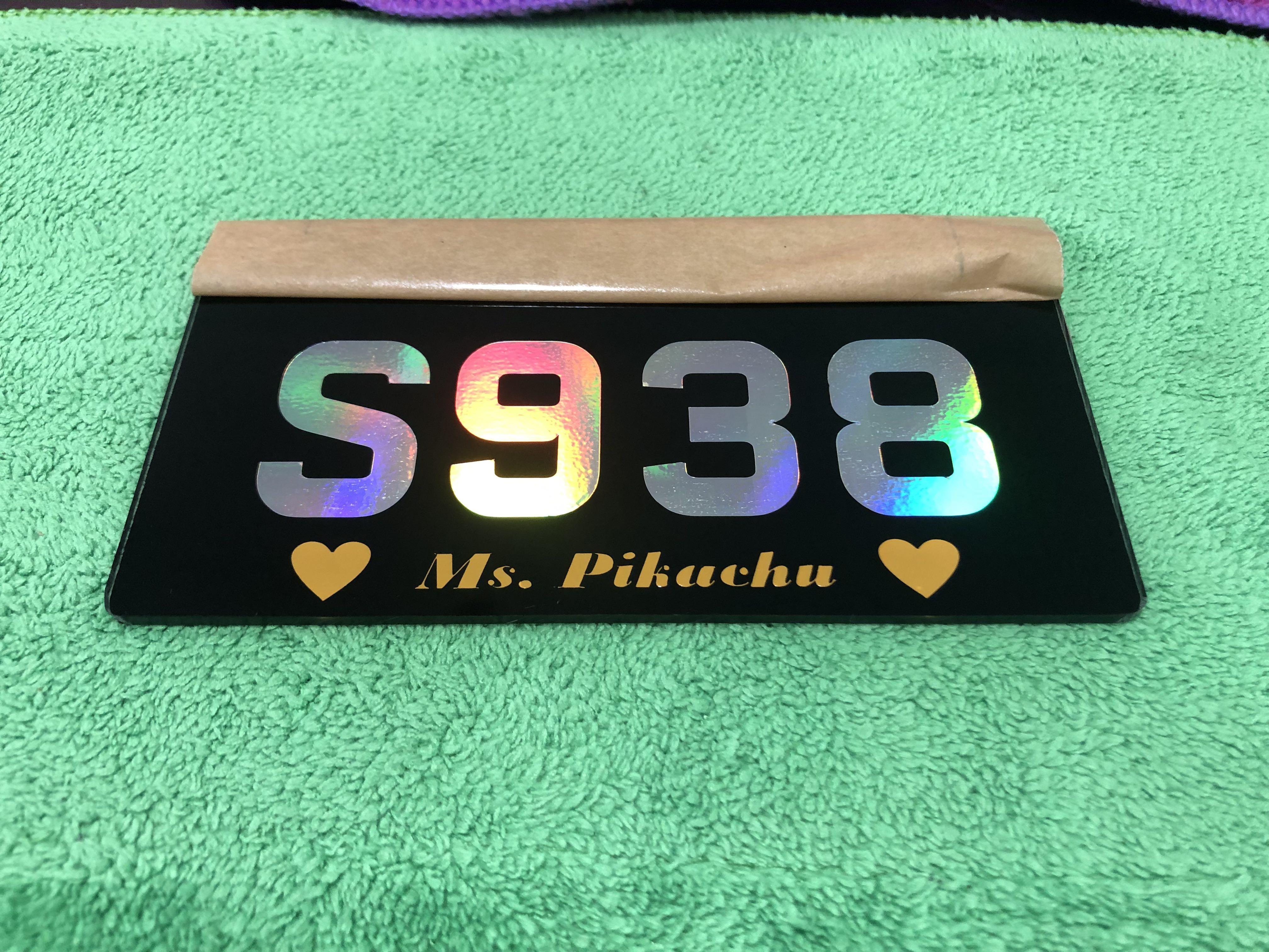 E-bike plate number( acrylic )/ metal/, Motorcycles, Motorcycle ...