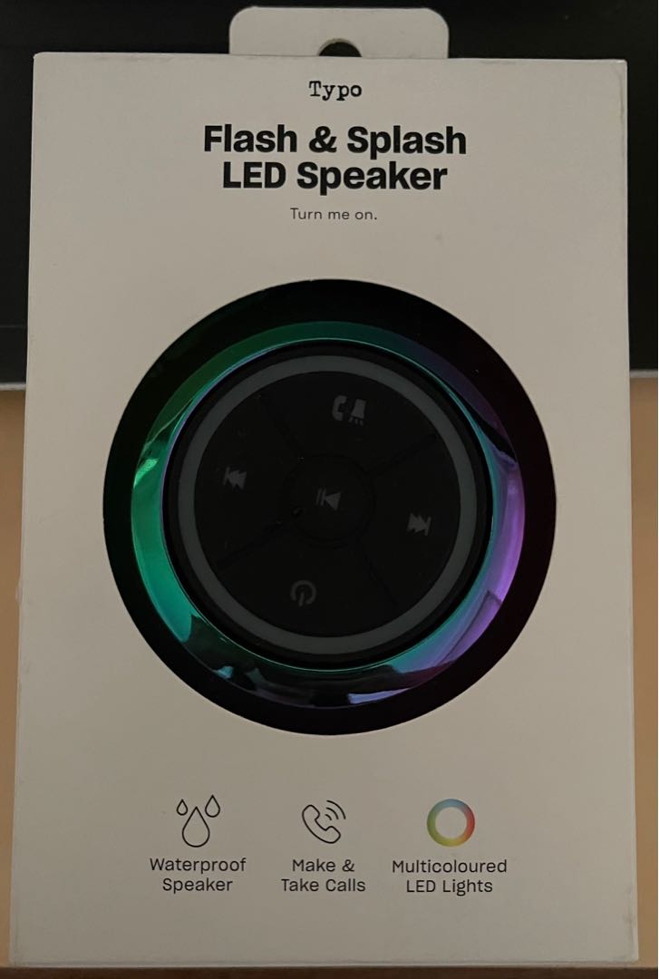 Flash & Splash LED Speaker, Audio, Soundbars, Speakers & Amplifiers on ...