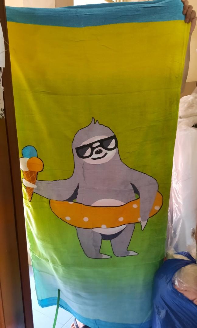 BRANDED Flash Zootopia Character Bath Towel, Furniture & Home Living ...