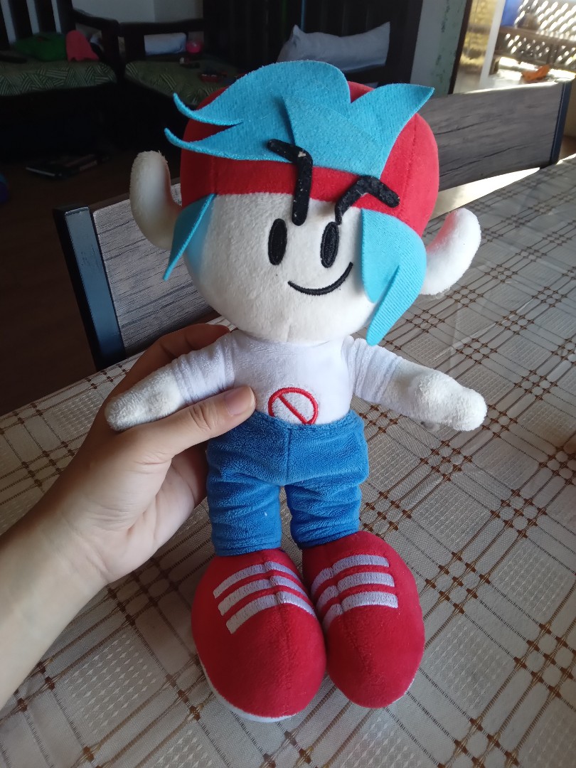 Friday Night Funkin' Boyfriend Stuffed Plush Toy, Hobbies & Toys, Toys ...