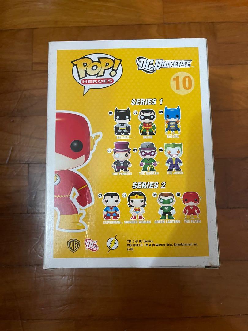 Funko POP #10 Chase Metallic The Flash Yellow Section, Hobbies & Toys ...