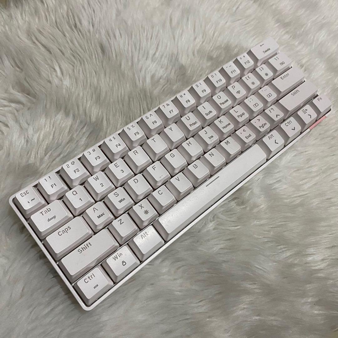 Gigaware STK61 Mechanical Keyboard Wireless Dual-Mode Bluetooth Type C RGB Rainbow, Computers ...
